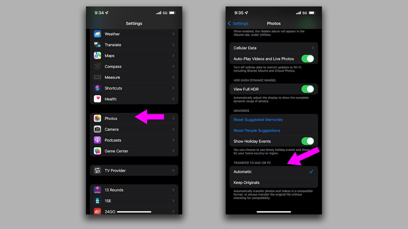 How to change your iPhone photos from HEIC to JPEG