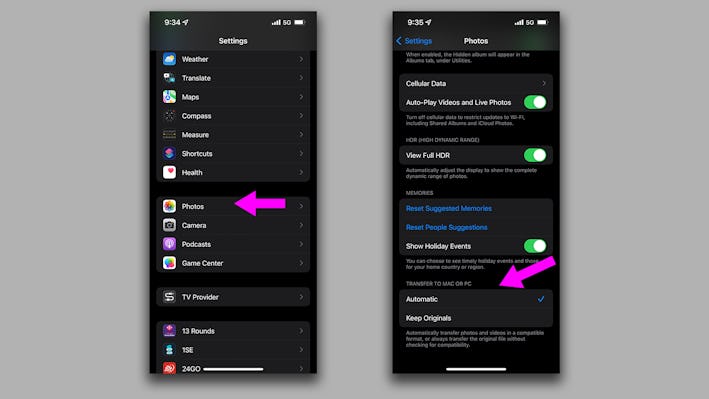 How to change your iPhone photos from HEIC to JPEG
