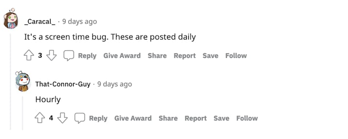 So Apple is just never going to fix Screen Time, huh?