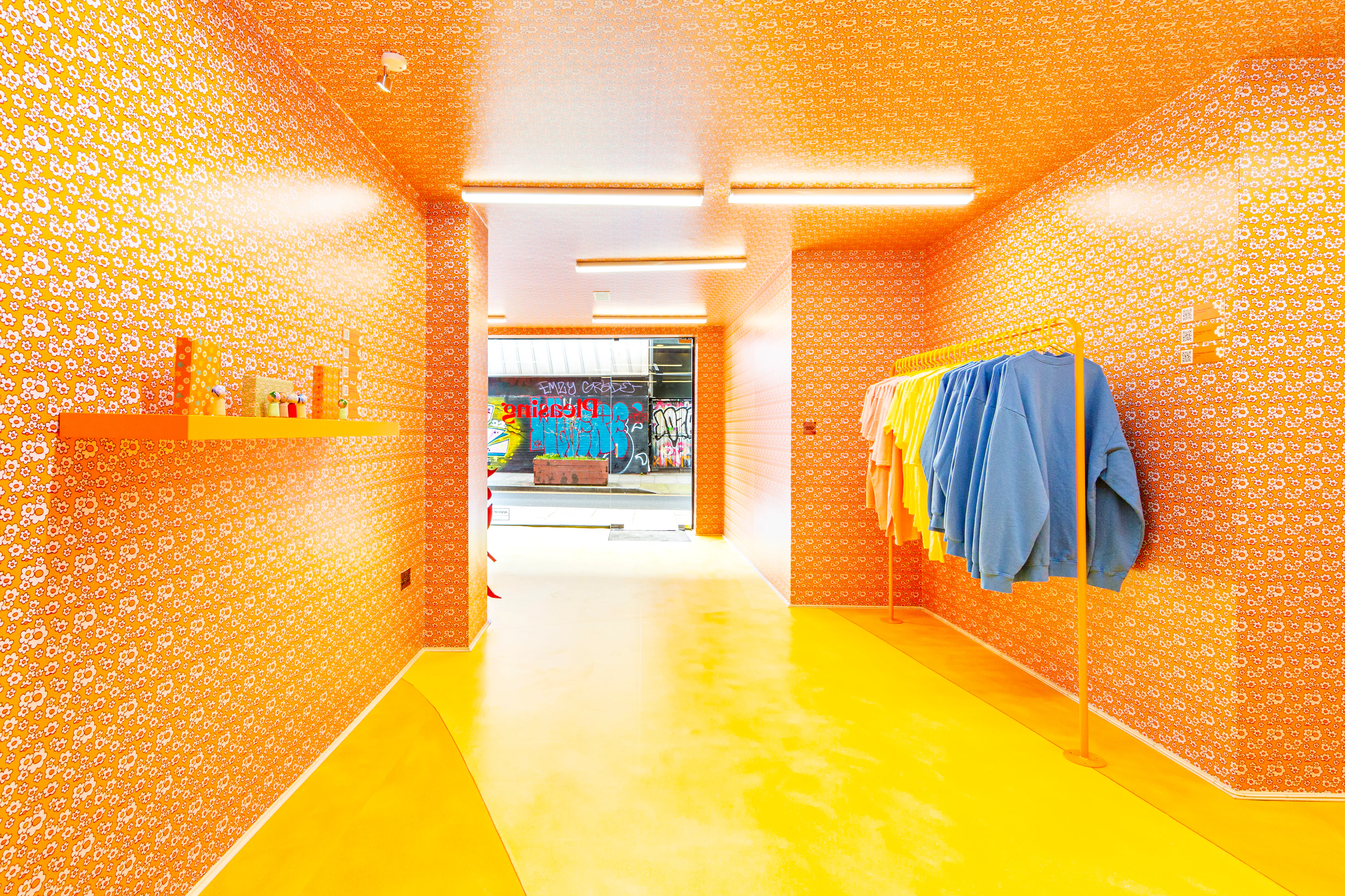 Inside Harry Styles' Pleasing Pop-Up Shop In NYC For Shroom Bloom Launch