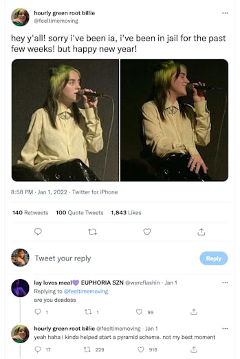 Another Twitter stan account nonchalantly announces their bizarre crisis