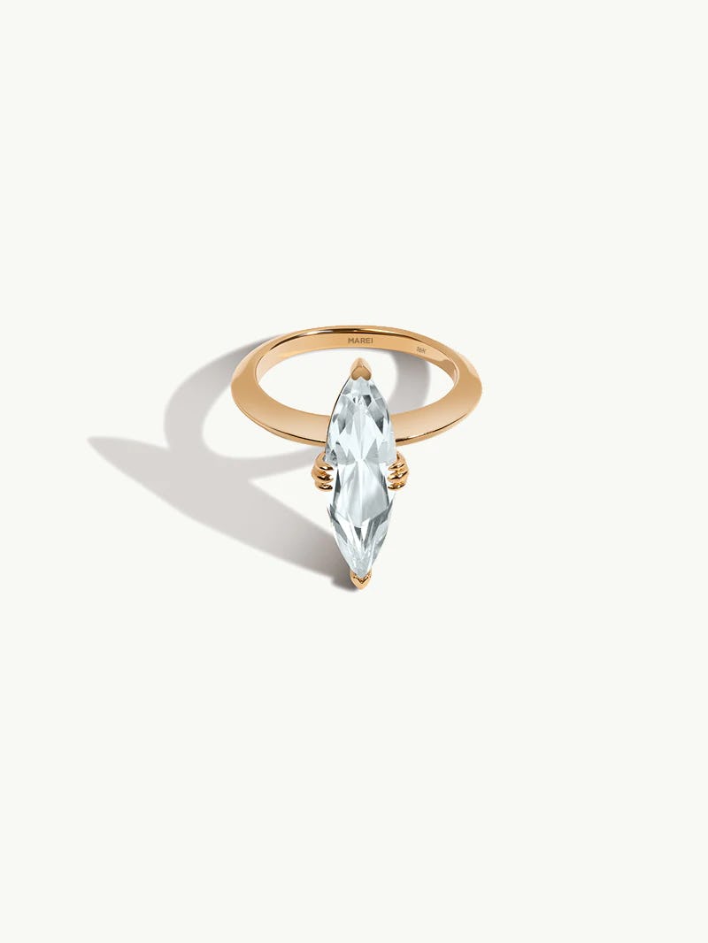Knife-Edge Rings Are Trending For Edgy Stacking & Bridal Style