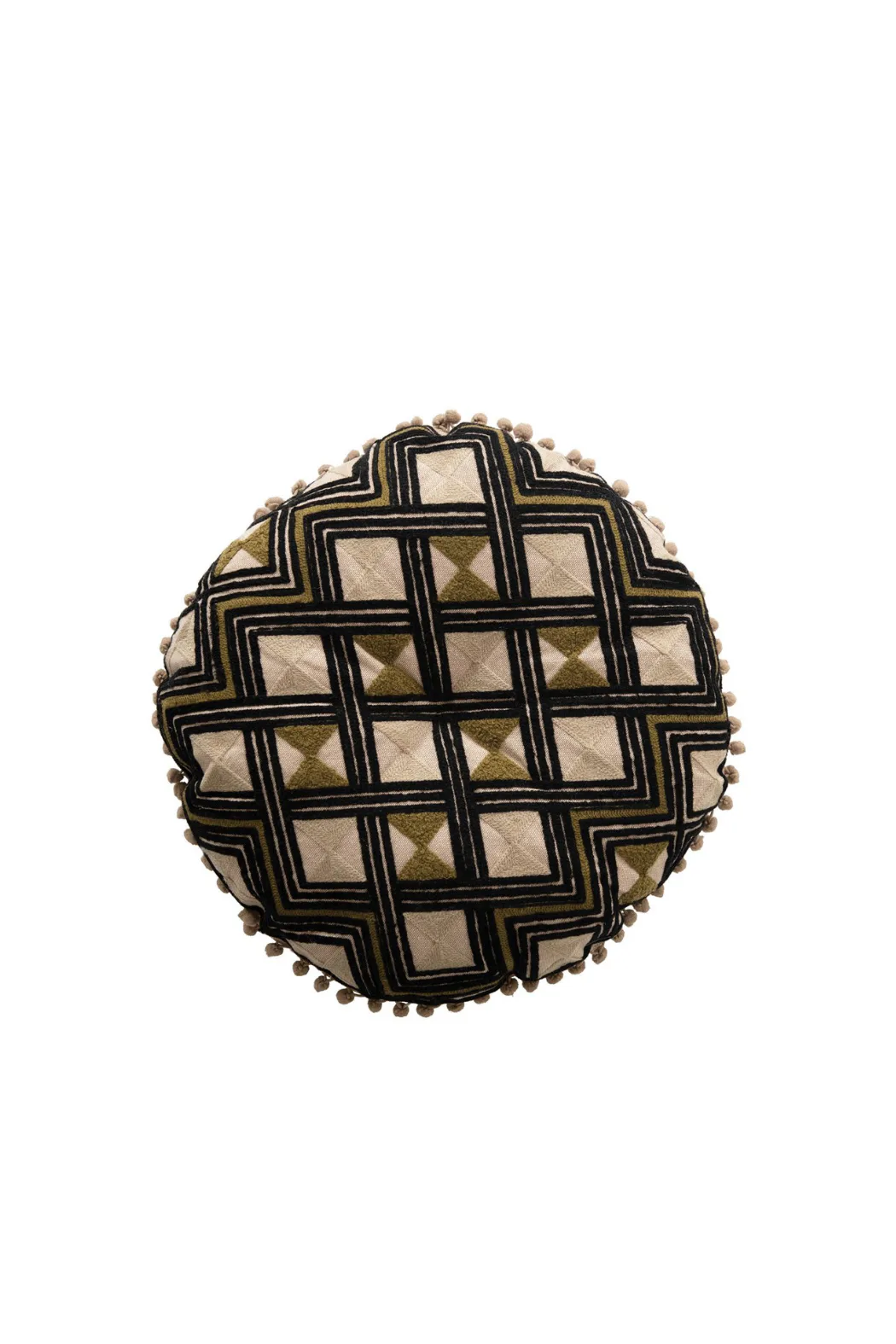 The Round Throw Pillow Trend Is Gaining Momentum & We Love These 12 Styles