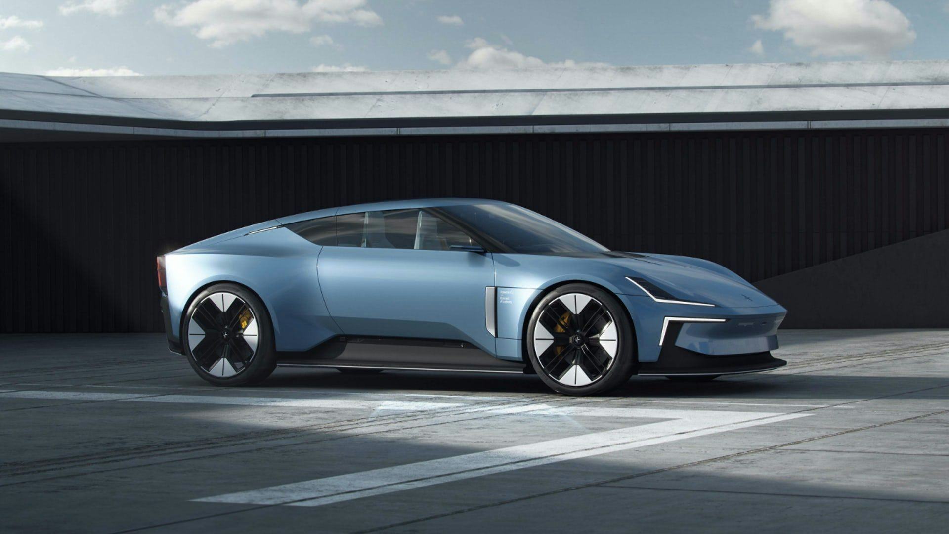 Polestar's O2 concept has an integrated drone that films you while you ...