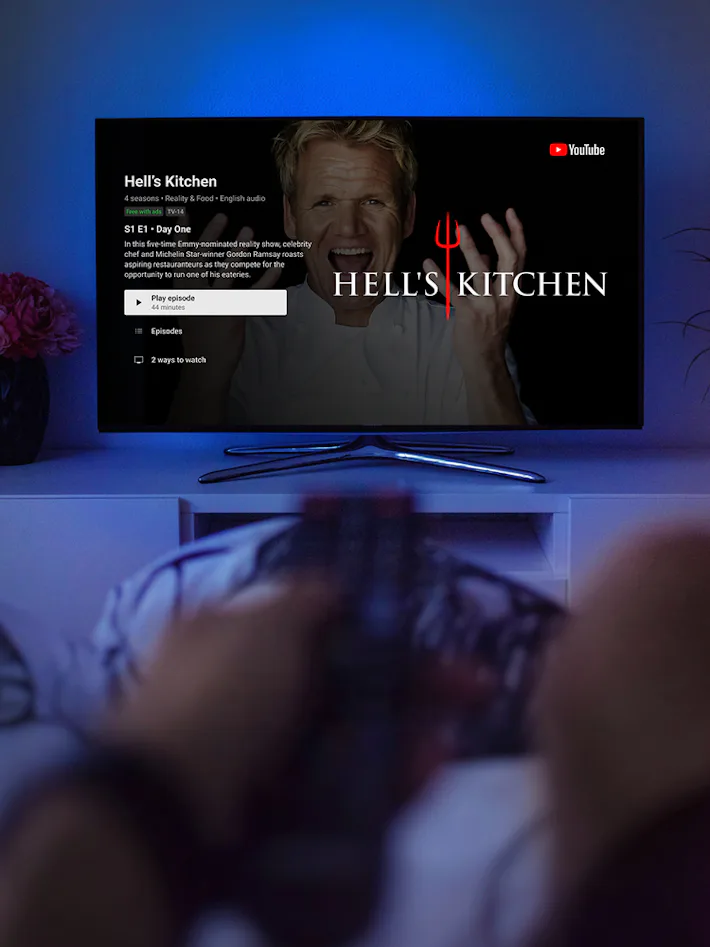 You can stream entire seasons of TV shows on YouTube for free now