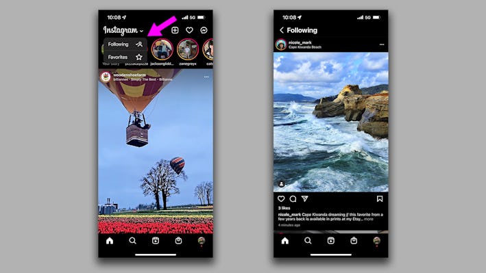 How to view your Instagram feed in chronological order and only see ...