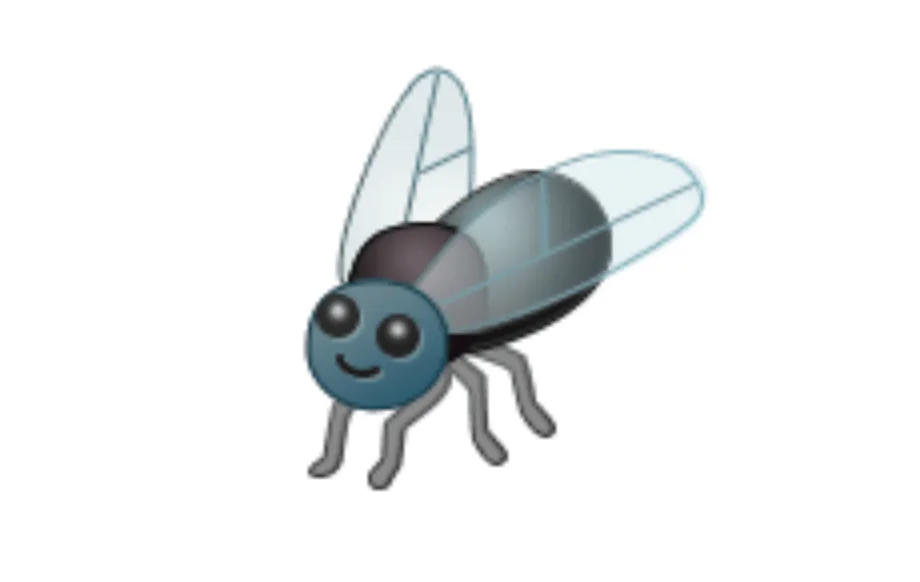 Samsung's fly emoji has the dumbest little face