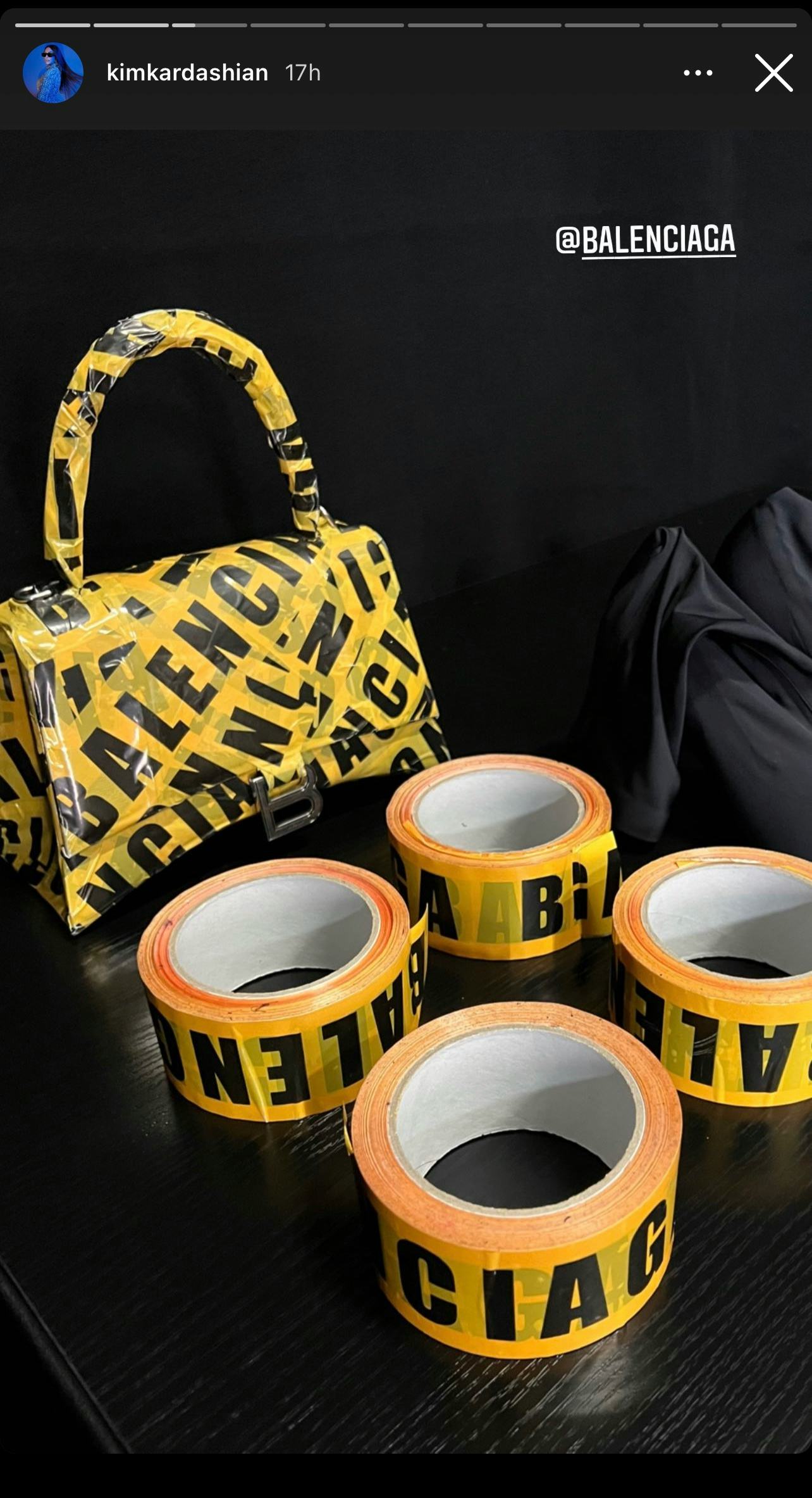 Kim Kardashian’s Caution Tape Catsuit Details