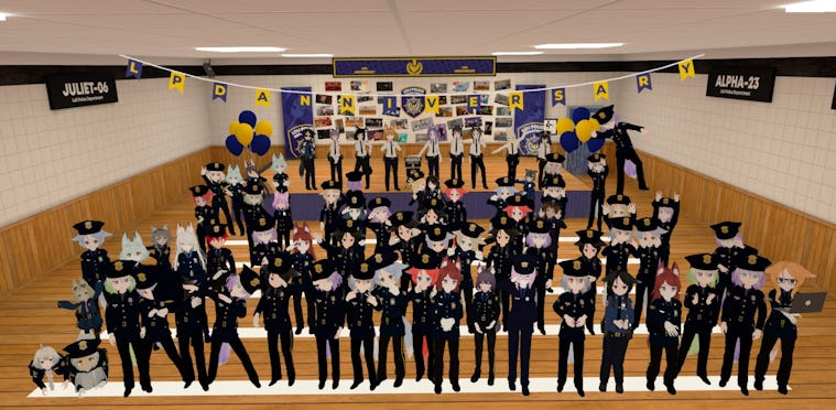 Inside the volunteer 'police department' arresting people in VR