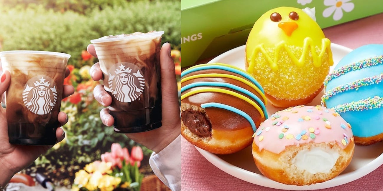 11 Fast Food Spots Open On Easter 2022: Starbucks, Krispy Kreme, & More