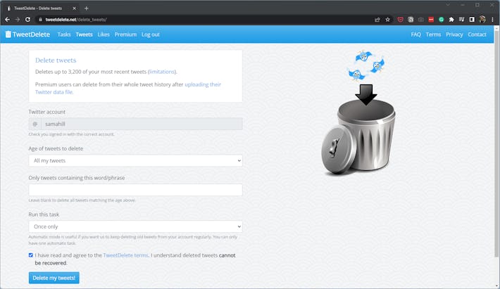 How to batch delete your old tweets so you don't get canceled