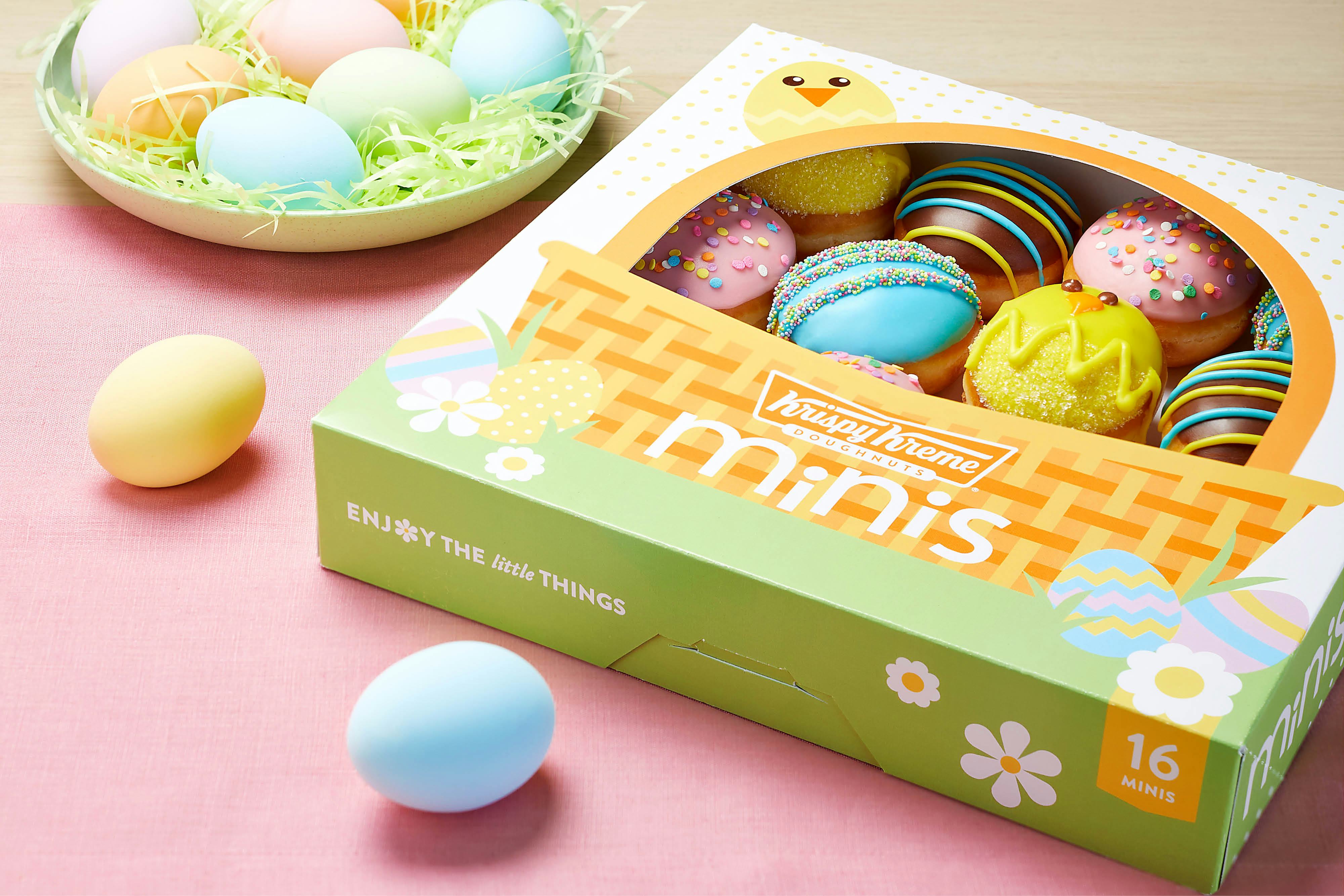 Krispy Kreme’s Easter 2022 Doughnuts Include 3 New Spring Minis