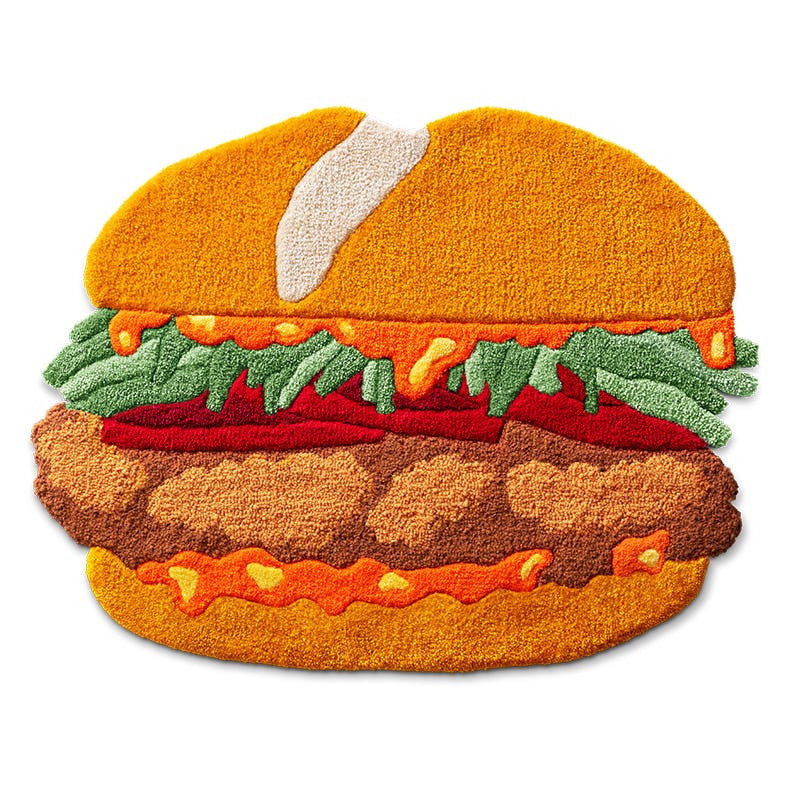 McDonald's Chicken Sandwich Rugs Are The Yummiest Decor