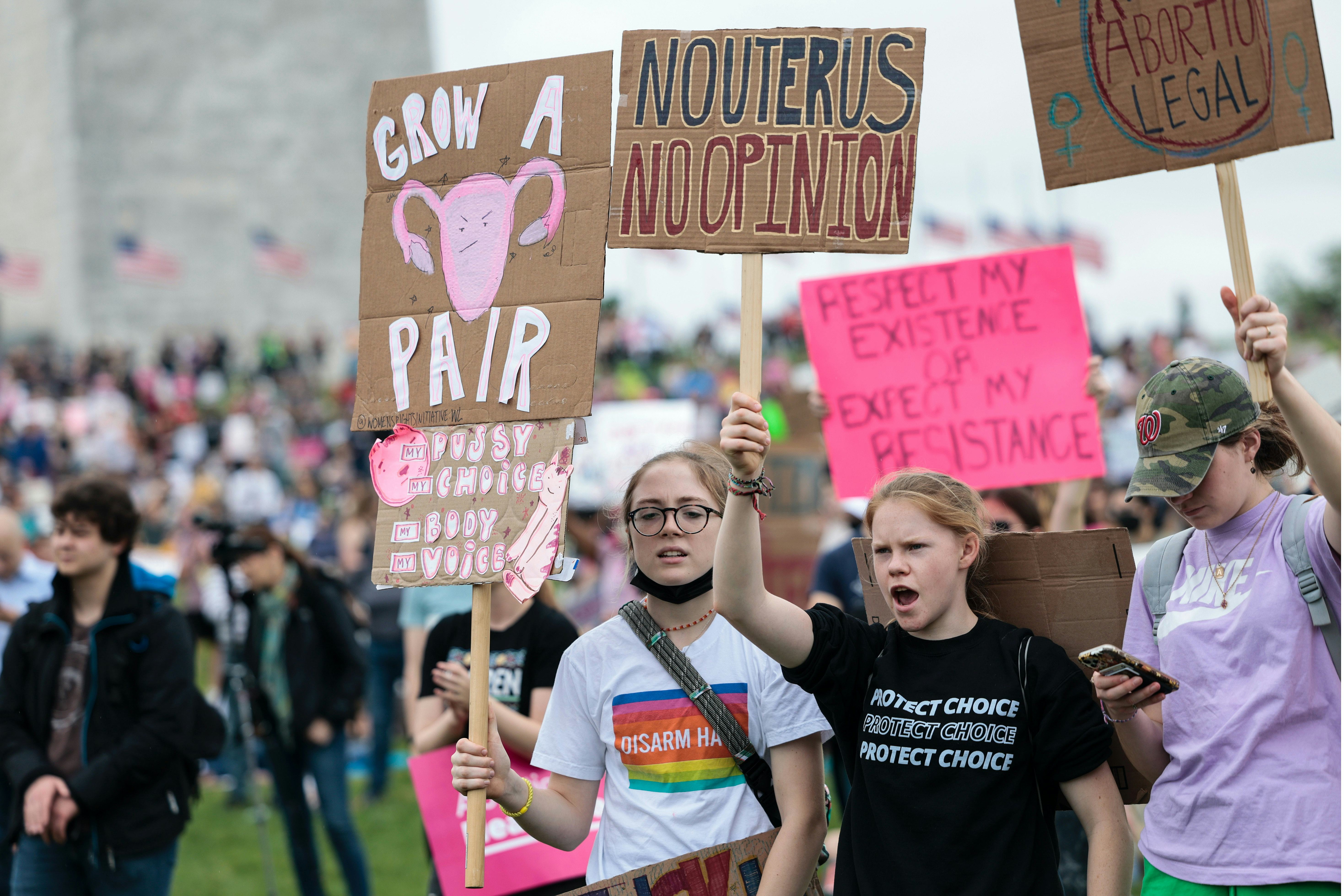 The Best Signs From The May 14 Bans Off Our Bodies Pro-Choice Protests