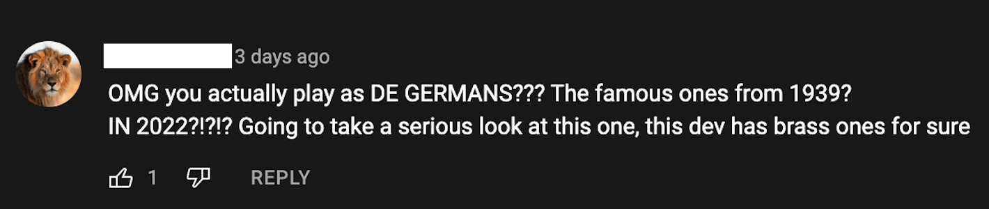 I was ready to play 'Horror Tycoon,' then I saw the publishers' Nazi ...