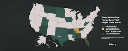 This Map Shows All the States That Have Passed Anti-Trans Laws