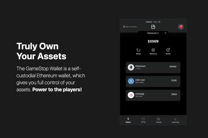 GameStop is launching a crypto wallet for a different kind of gamer