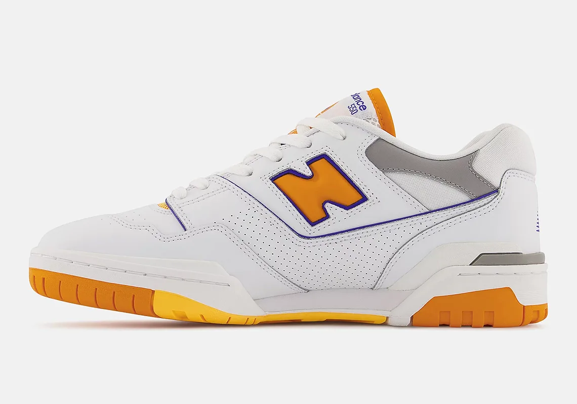 New Balance’s hit 550 basketball sneaker gets a Lakers makeover