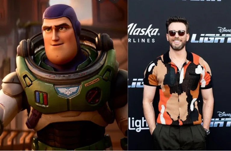 The ‘Lightyear’ Cast & Their Characters In Side-By-Side Photos