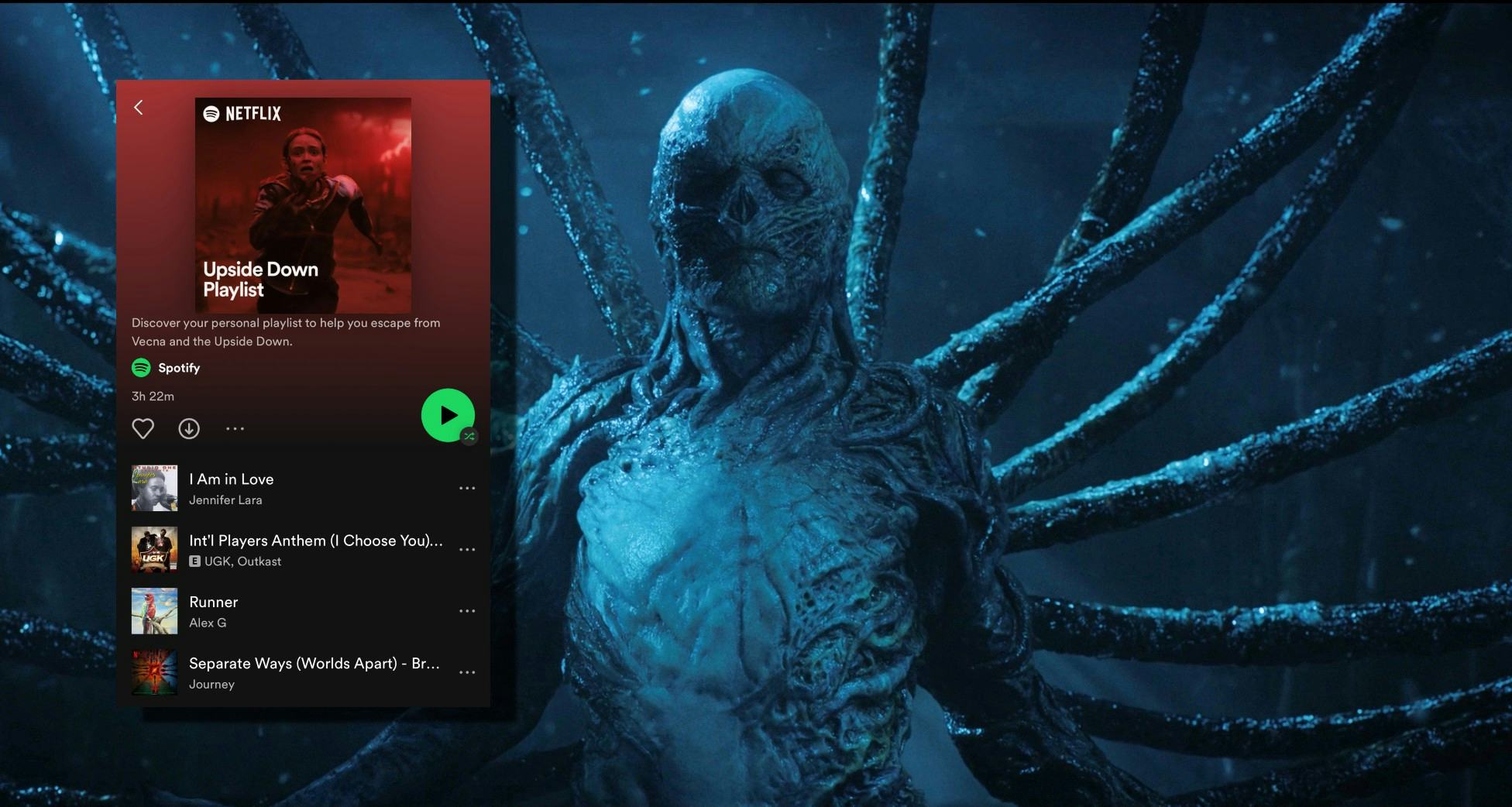 Spotify's 'Stranger Things' playlist just sent me straight to Vecna hell