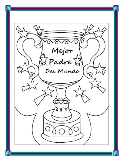 12 Free Father’s Day Coloring Pages In Spanish You Can Print At Home