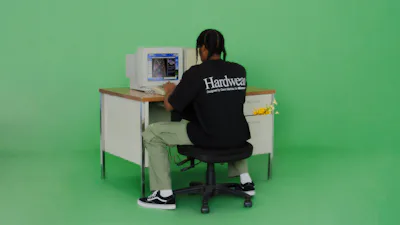 Microsoft’s first clothing drop features its iconic desktop background
