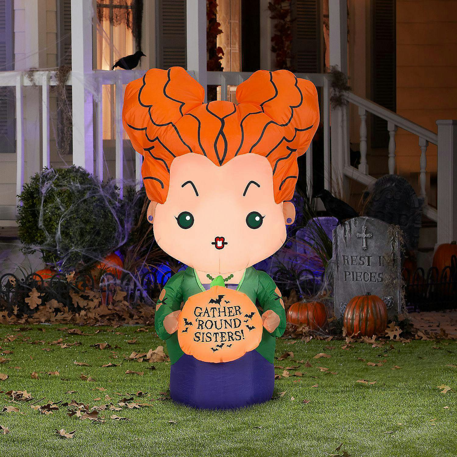 These 'Hocus Pocus' Lawn Inflatables Are As Iconic As The Movie Itself