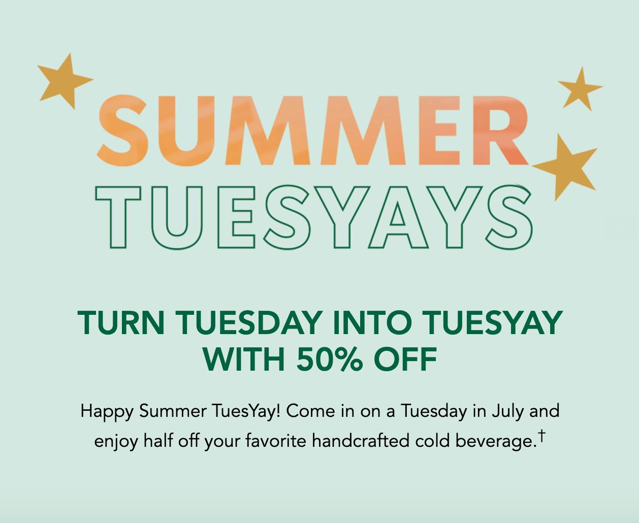 How To Get Starbucks' Half-Off Cold Drinks Deal On Tuesdays In July 2022