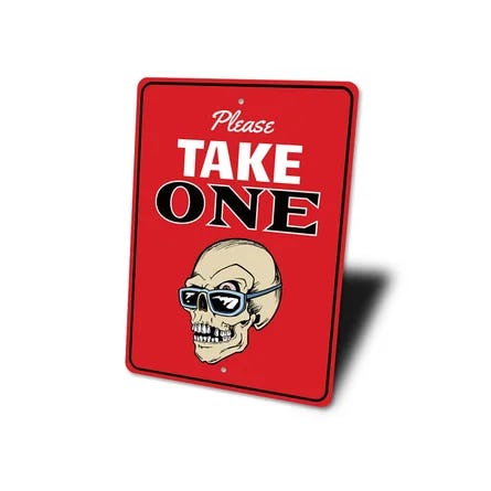 9 Cute 'Please Take One' Halloween Signs Trick-Or-Treaters Won't Miss