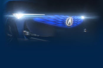 Acura’s new electric SUV concept teases flashy front grille