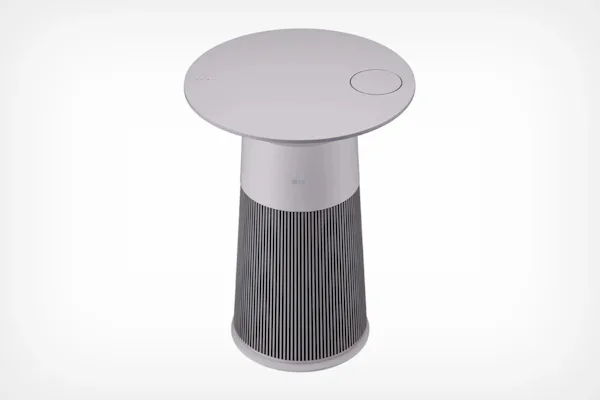 LG's colorful air purifier doubles as a side table