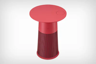 LG's colorful air purifier doubles as a side table