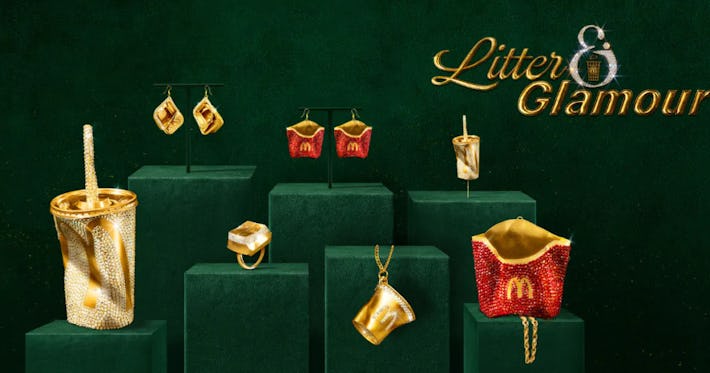 McDonald's is turning its trash into real gold jewelry