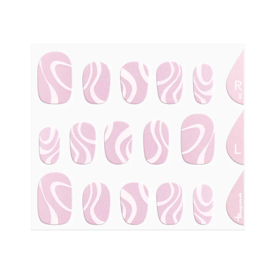 Barbiecore Swirl Nails Just Dropped & My Life Will Never Be The Same