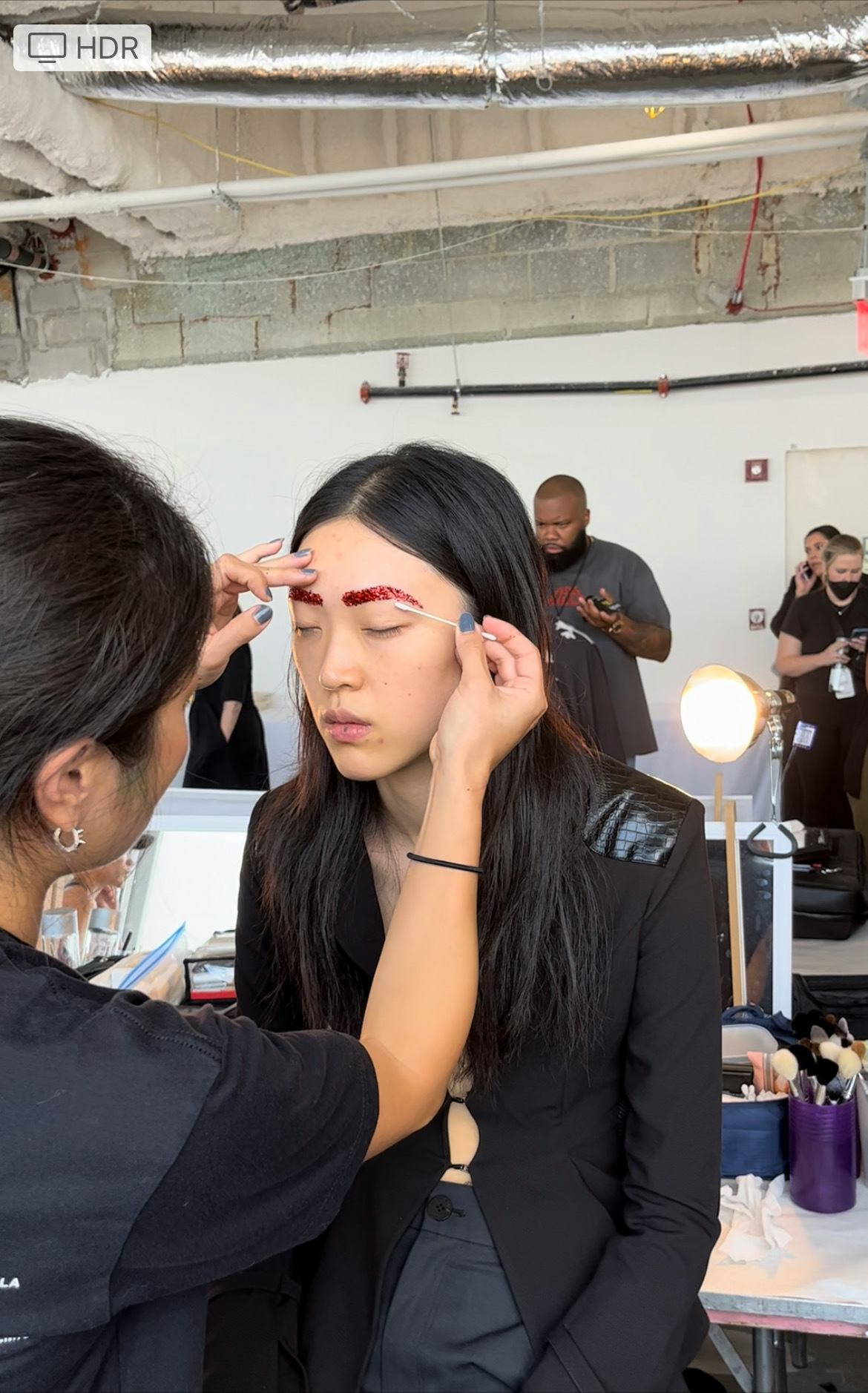 The Glitter Makeup At Peter Do S/S '23 Is The Coolest NYFW Look