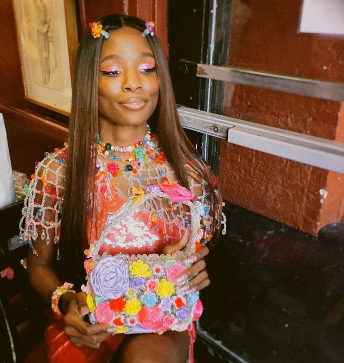 Sydnee Washington Gets Ready for Susan Alexandra's NYFW Comedy Show