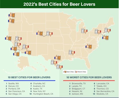 Best Beer Cities In The US? This Map Shows You