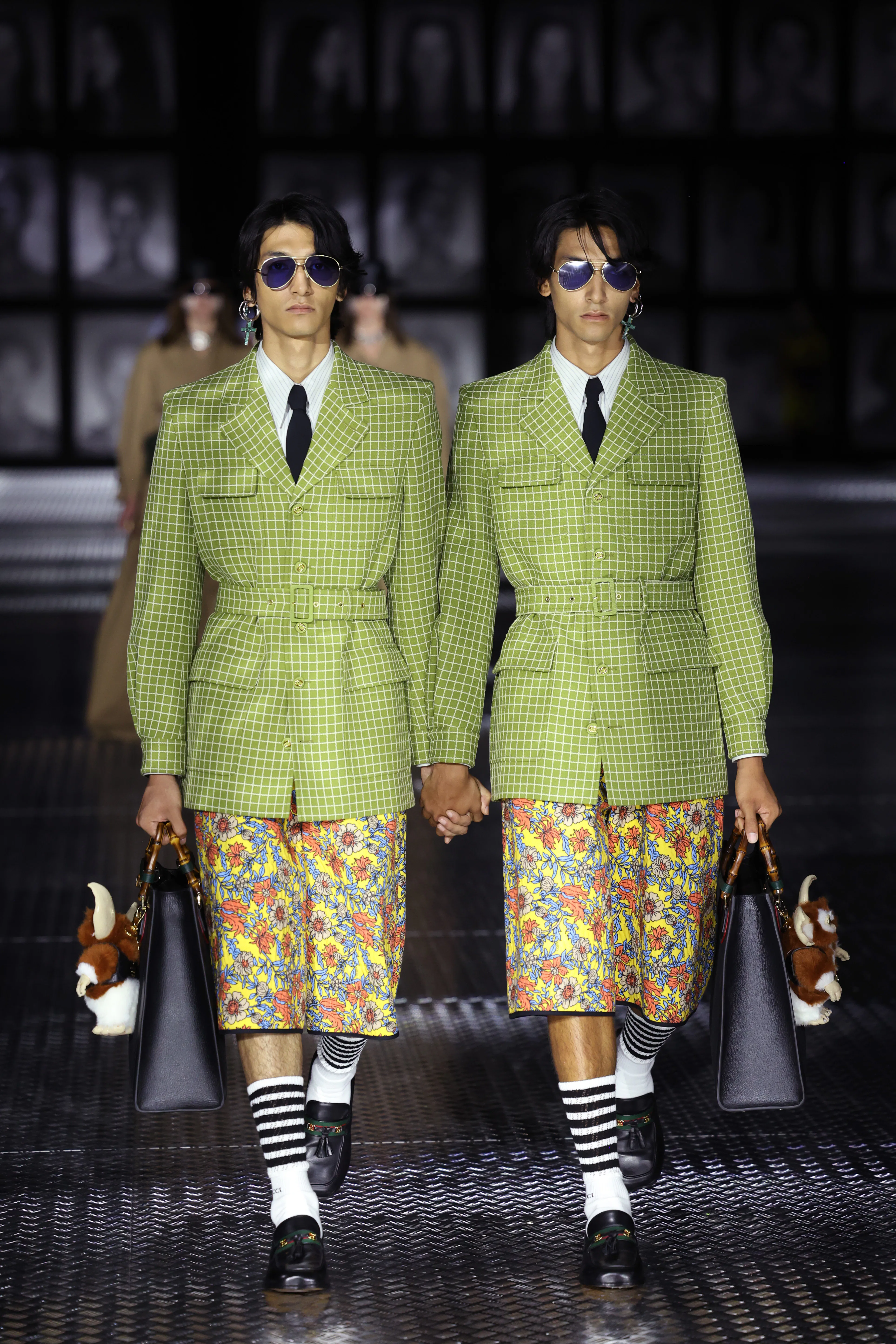 Gucci’s Spring 2023 Runway Show Takes Twinning to a New Level