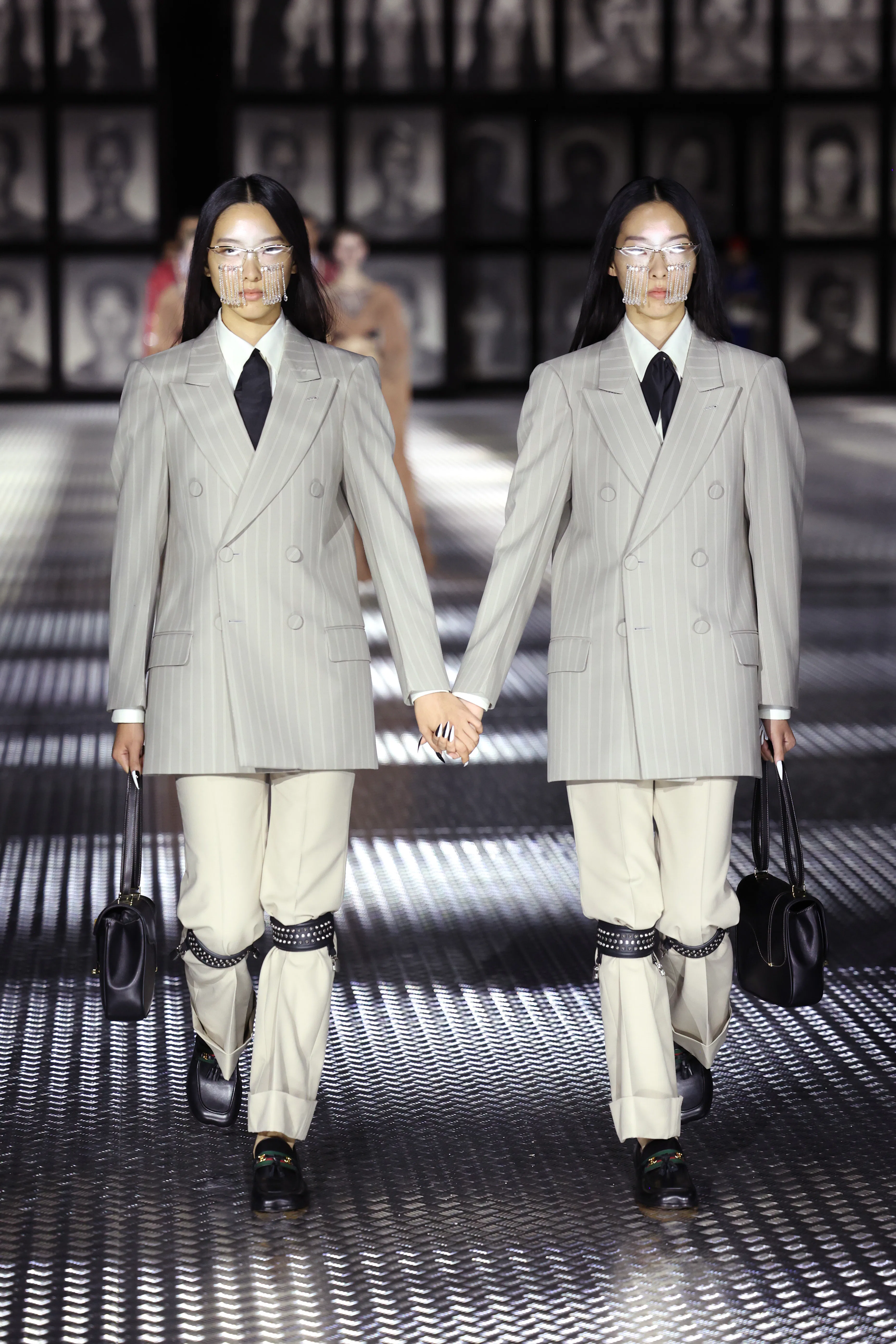 Gucci’s Spring 2023 Runway Show Takes Twinning to a New Level