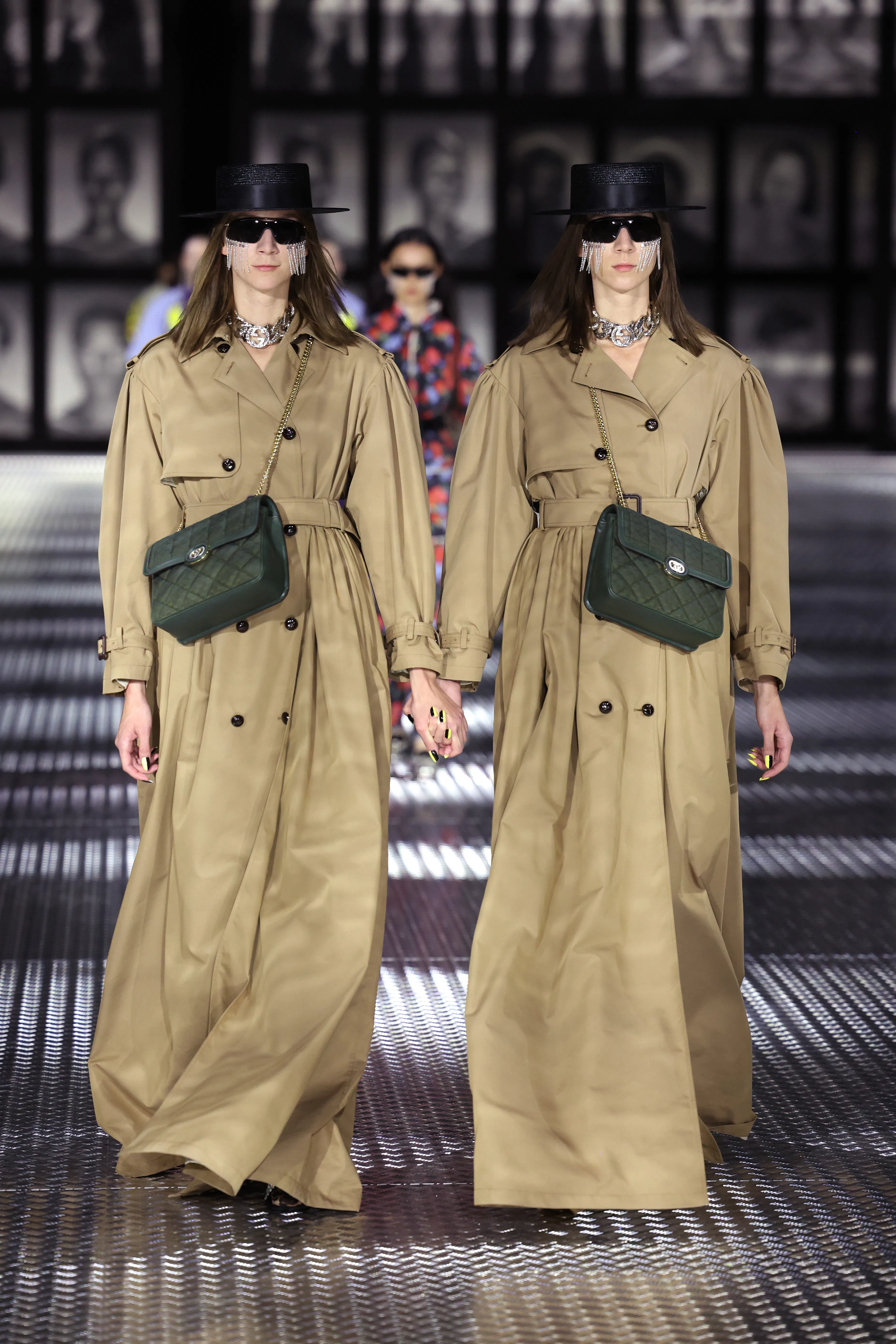 Gucci’s Spring 2023 Runway Show Takes Twinning to a New Level