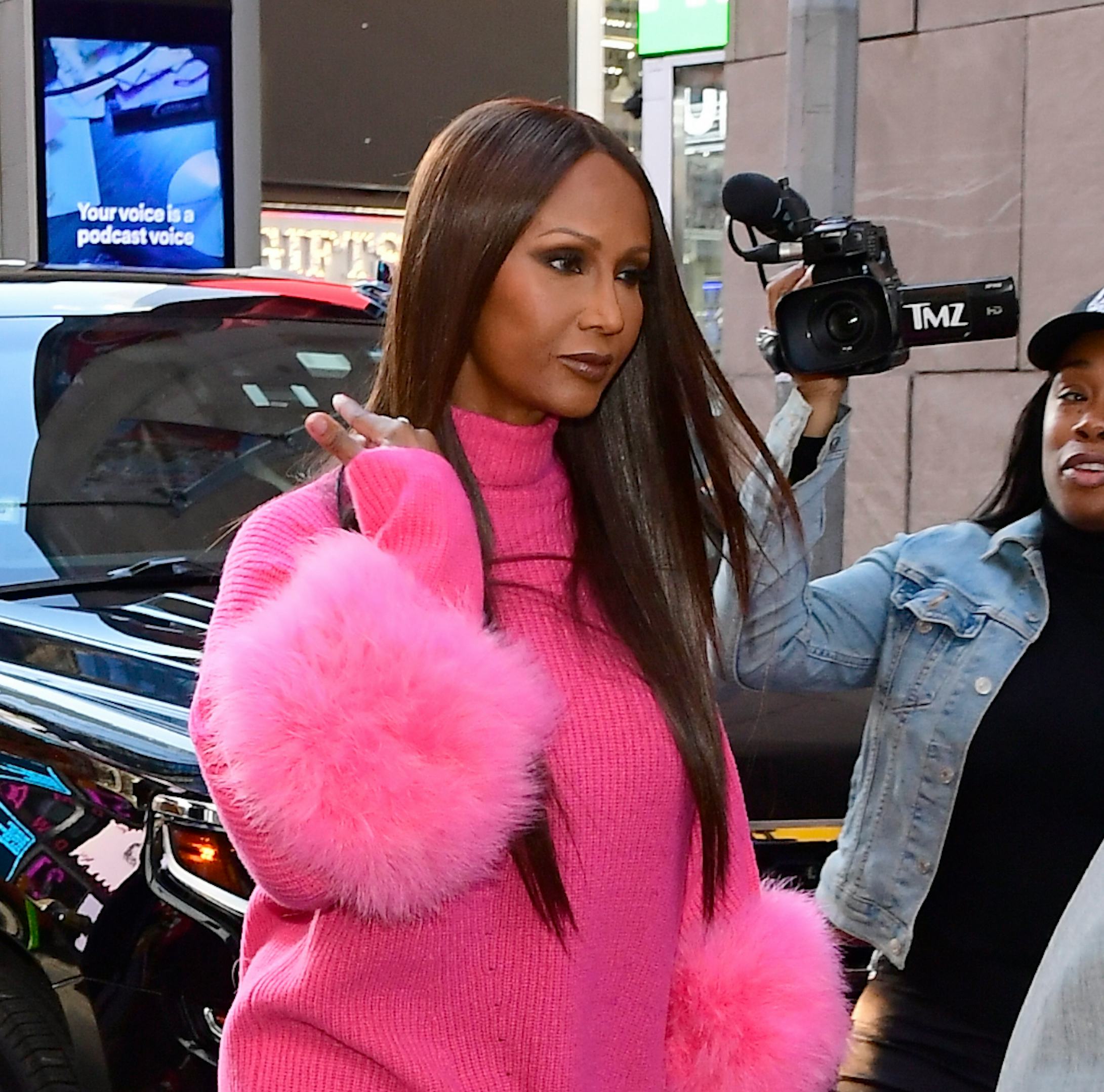 Iman Puts a Colorful Supermodel Twist on Fall Dressing