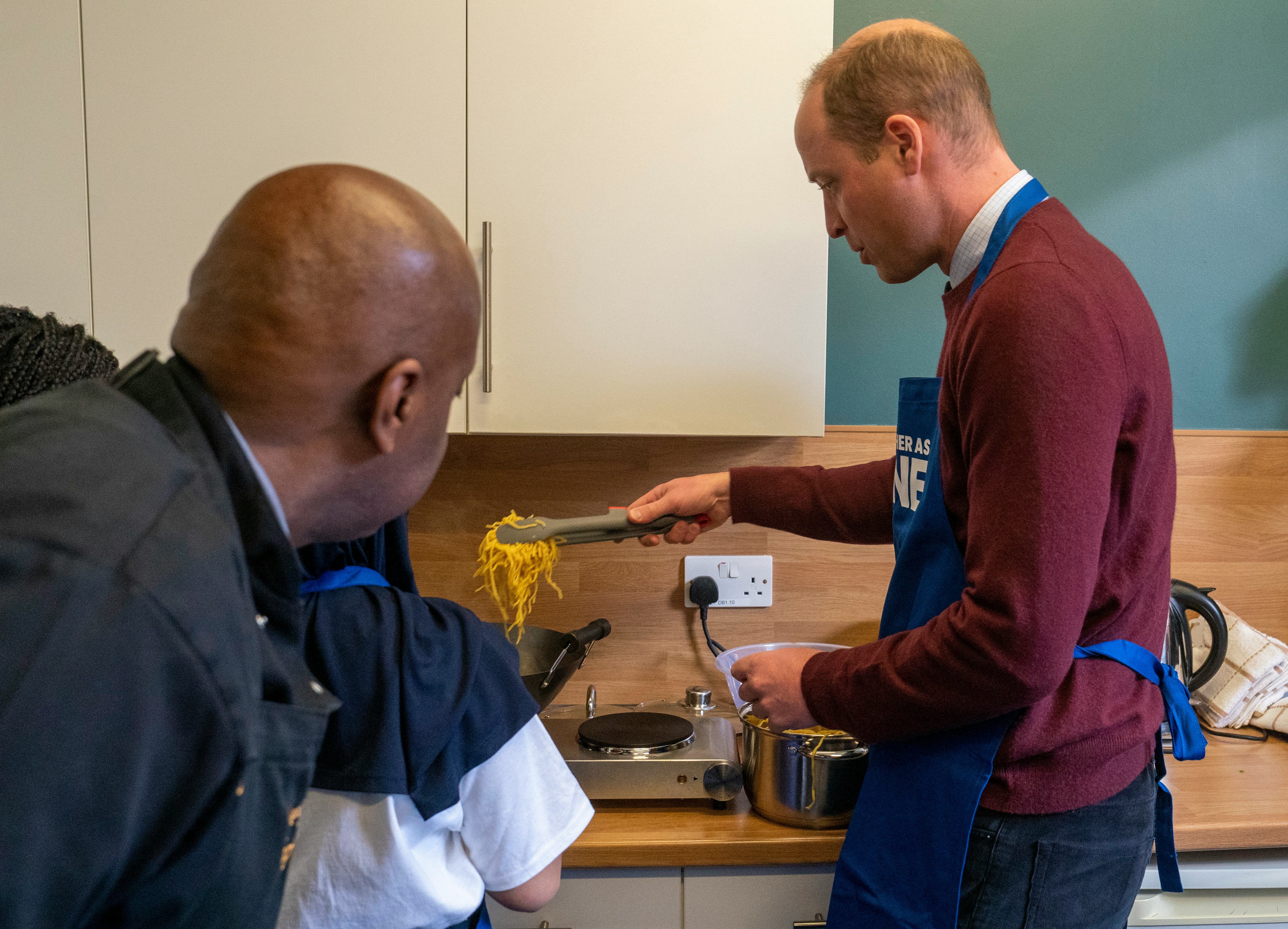 Prince William Would Rather Cook Noodles Than Address Prince Harry's Book