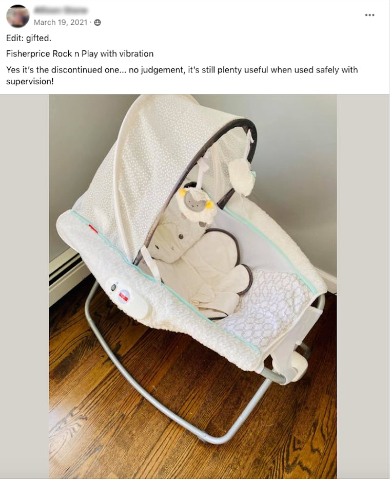 Rock ‘N Plays Are Illegal To Sell, But They’re All Over Facebook