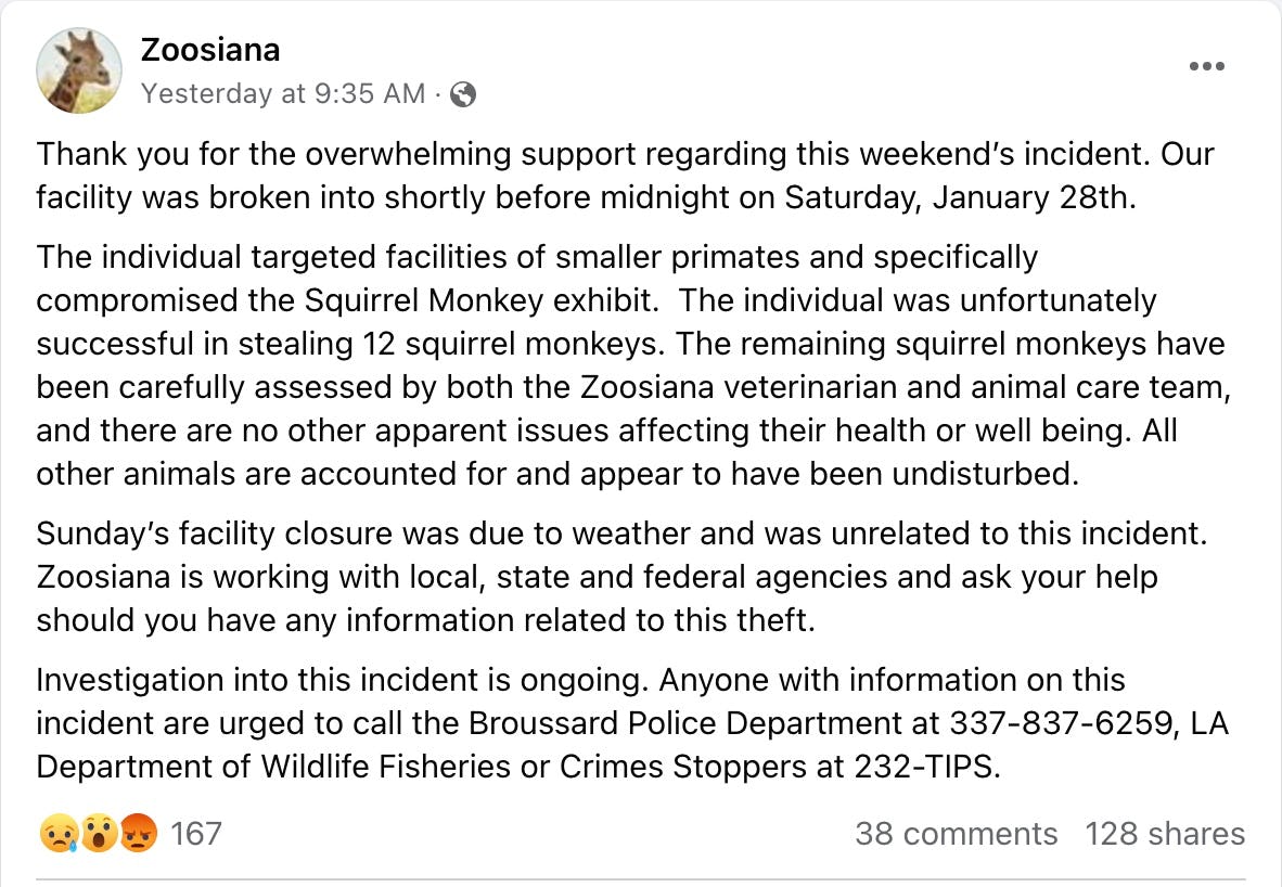 Where Have All the Monkeys Gone?