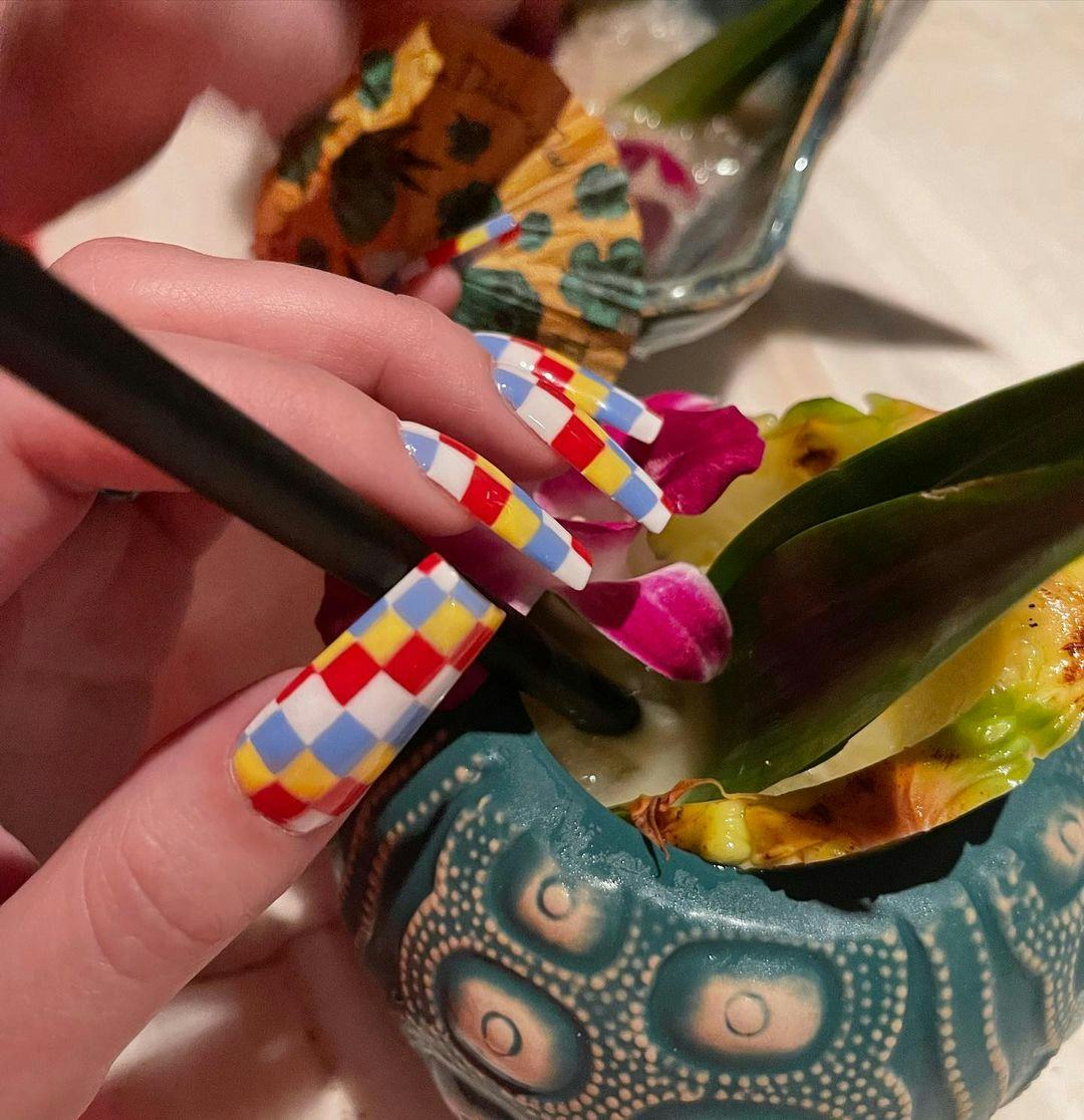 24 Checkered Nail Designs That Go Beyond A Basic Black & White Print