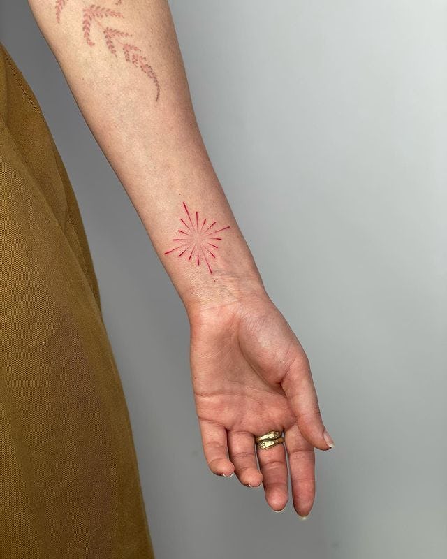 15 Red Ink Tattoo Ideas For That Kylie Jenner Vibe