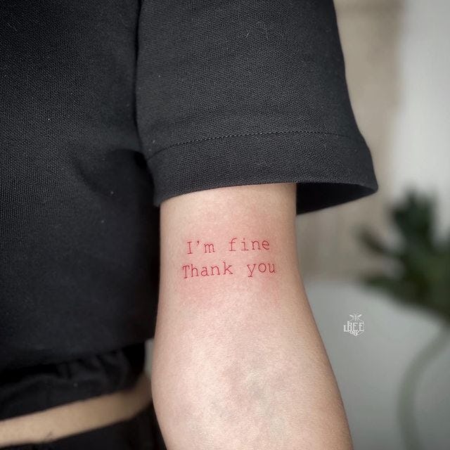 15 Red Ink Tattoo Ideas For That Kylie Jenner Vibe