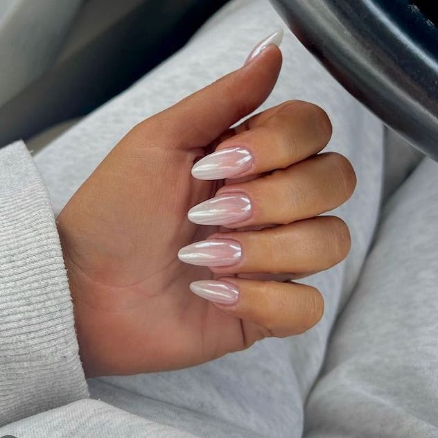 Two-Tone Chrome Nails Are Taking Over BeautyTok