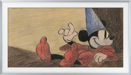 The Samsung Disney Frame TV Features 100 Pieces Of Disney Art For The ...