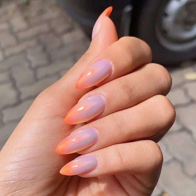 Two-Tone Chrome Nails Are Taking Over BeautyTok
